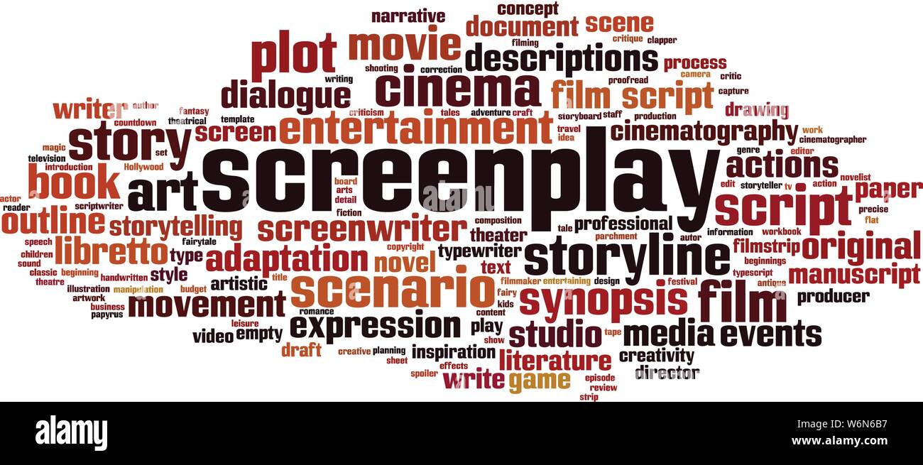 Synopsis word cloud concept. Collage made of words about synopsis ...