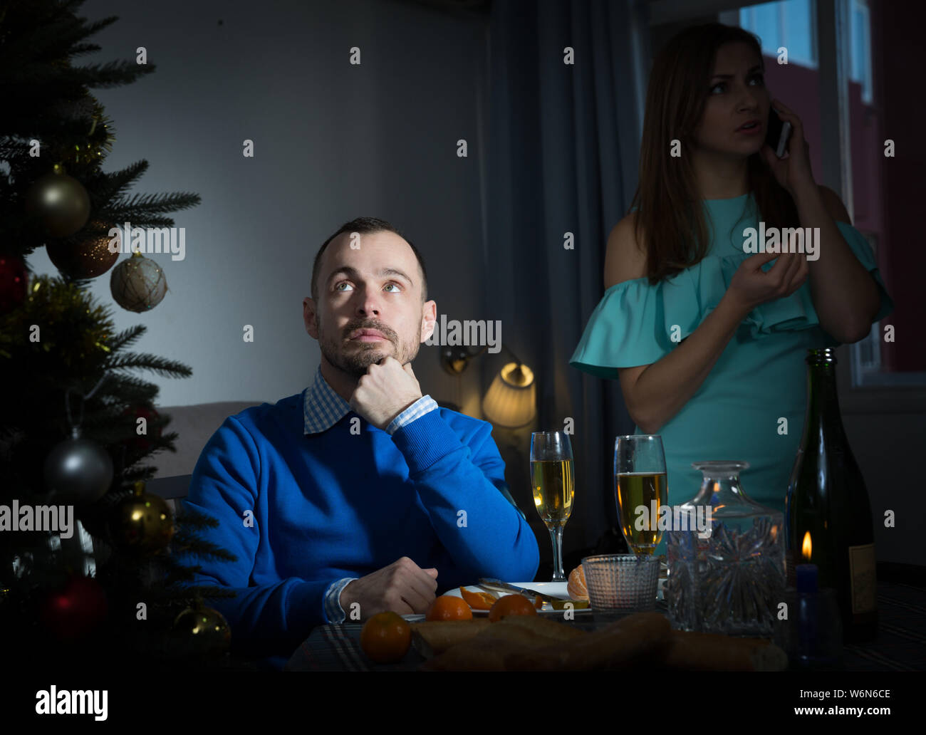 Family Argument Dinner High Resolution Stock Photography and Images - Alamy
