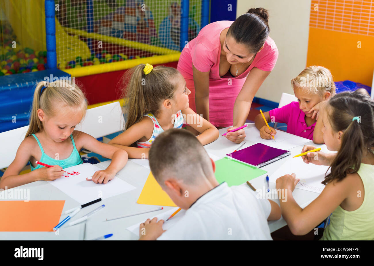 Tutoring Kids Drawing