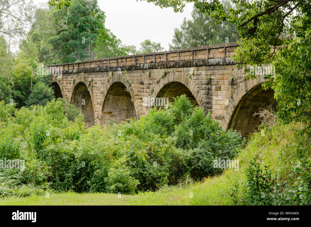 Picton Railway Viaduct was built from local sandstone between 1863 and ...