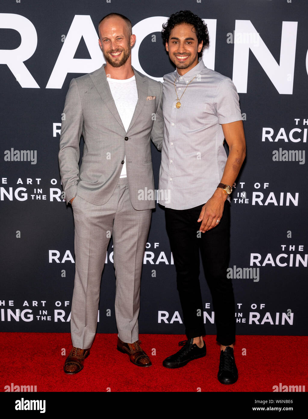 Los Angeles, CA - August 01, 2019: Ian Lake and Andres Joseph attend ...
