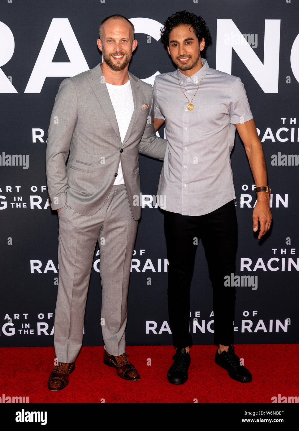Los Angeles, CA - August 01, 2019: Ian Lake and Andres Joseph attend ...
