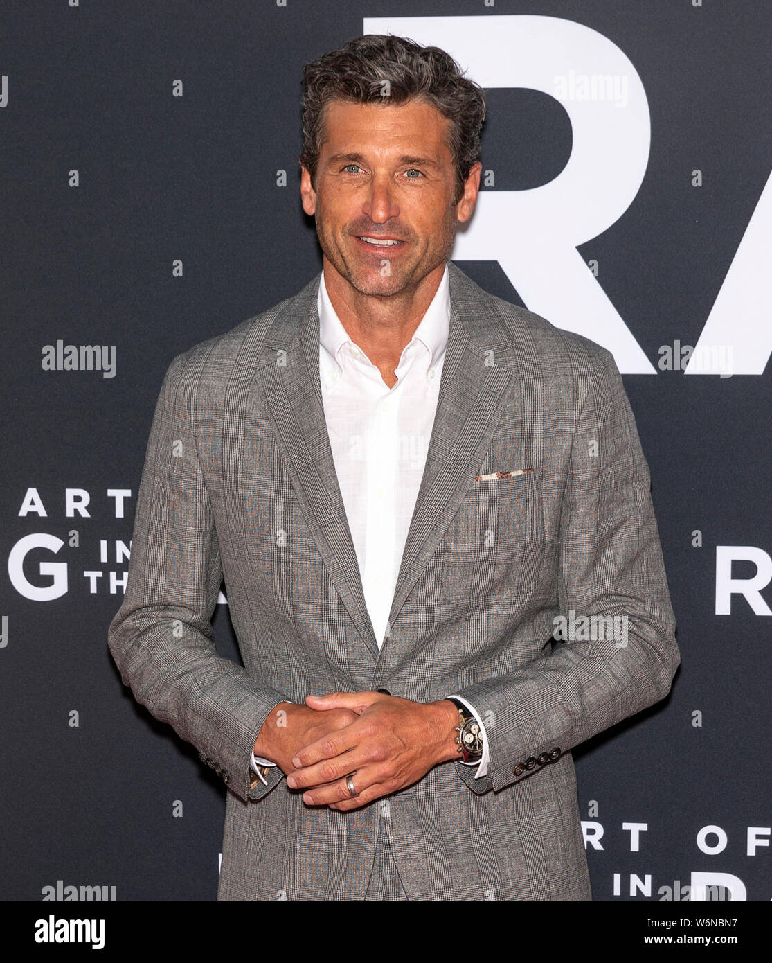 Los Angeles, CA - August 01, 2019: Patrick Dempsey attends the premiere ...