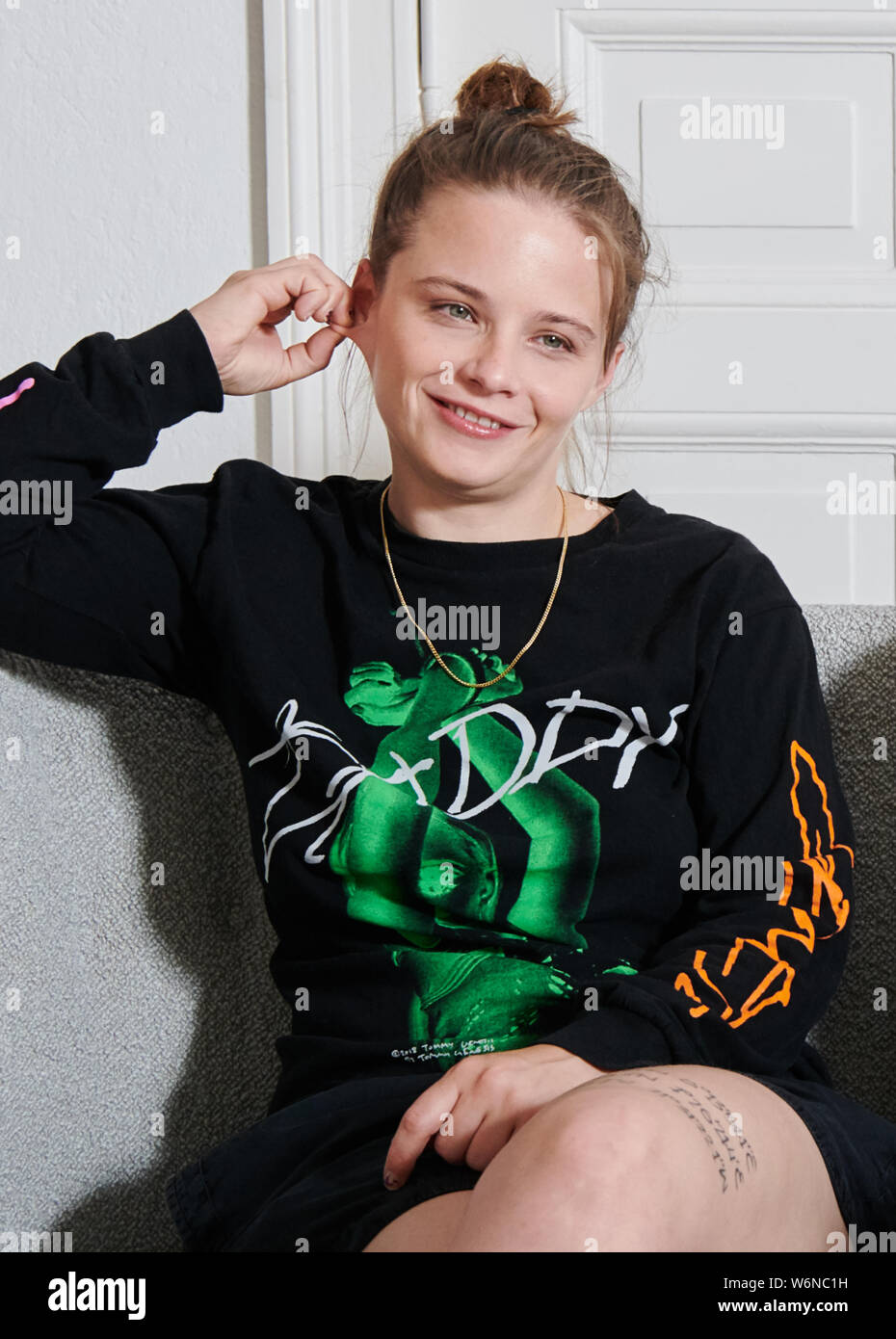 Berlin, Germany. 01st Aug, 2019. Jasna Fritzi Bauer, actress, and ...