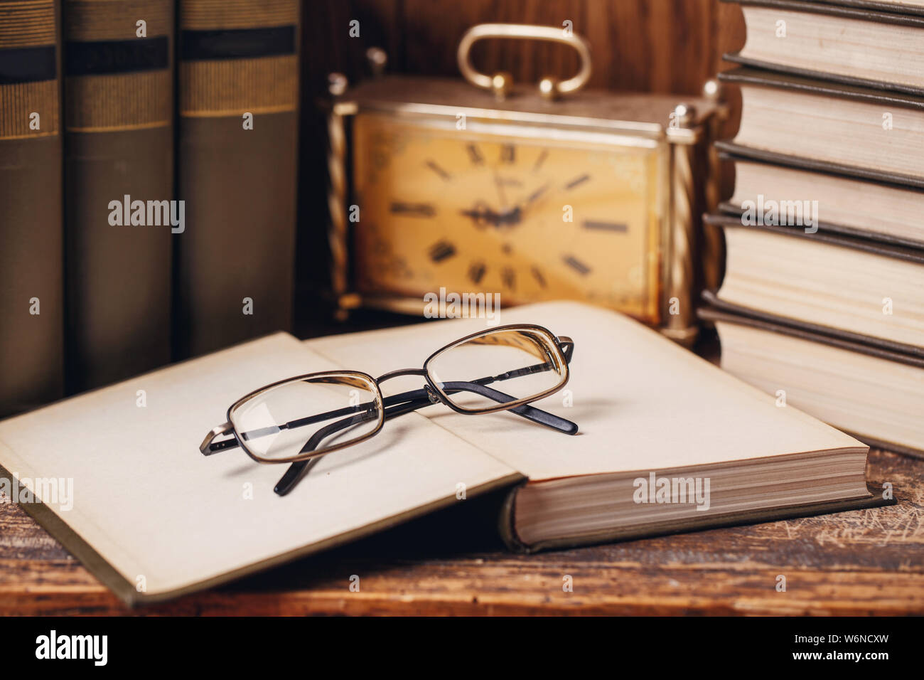 The open book is ready for reading Stock Photo - Alamy