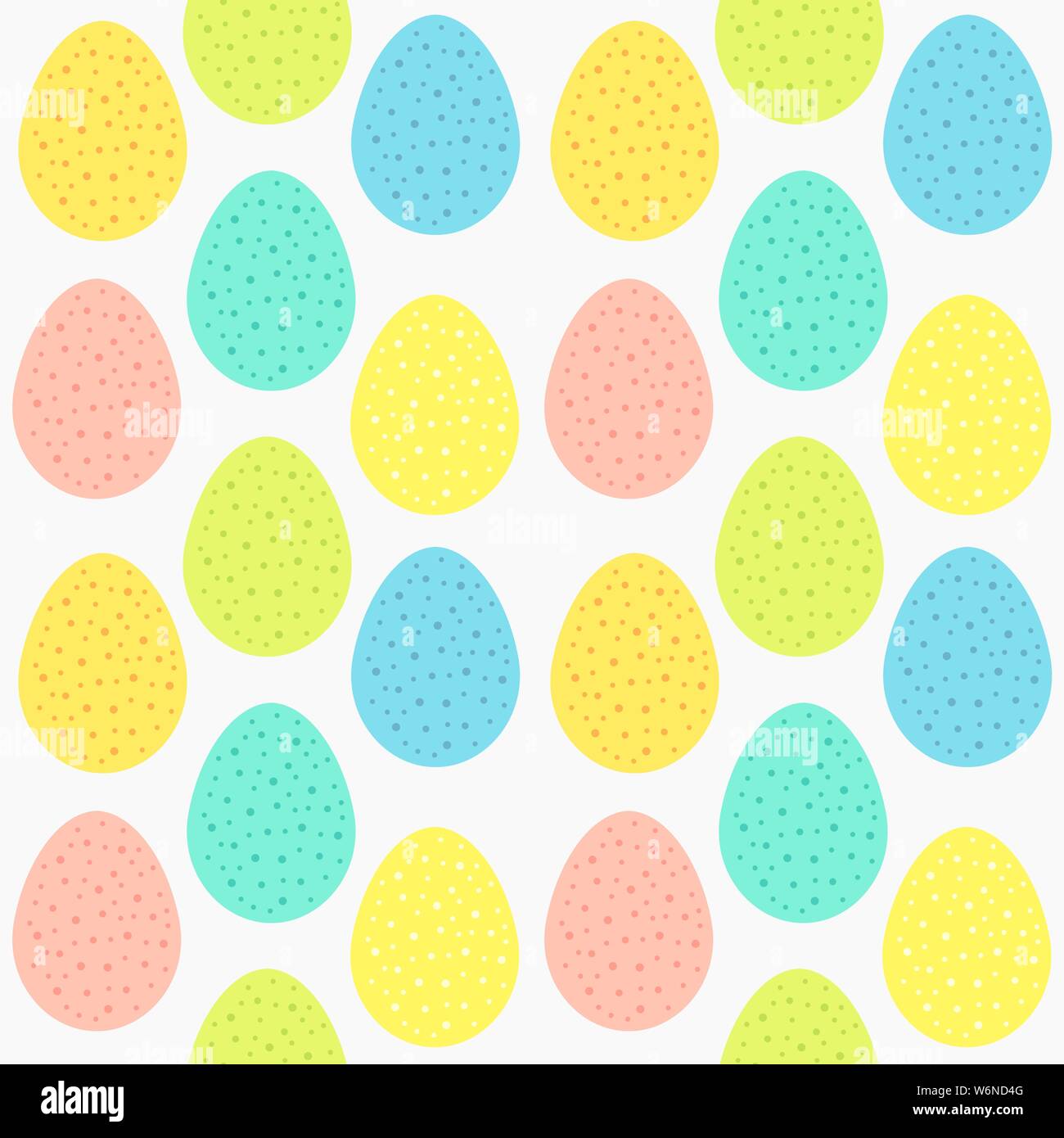 Easter eggs colorful pastel pattern. Vector illustration Stock Vector ...