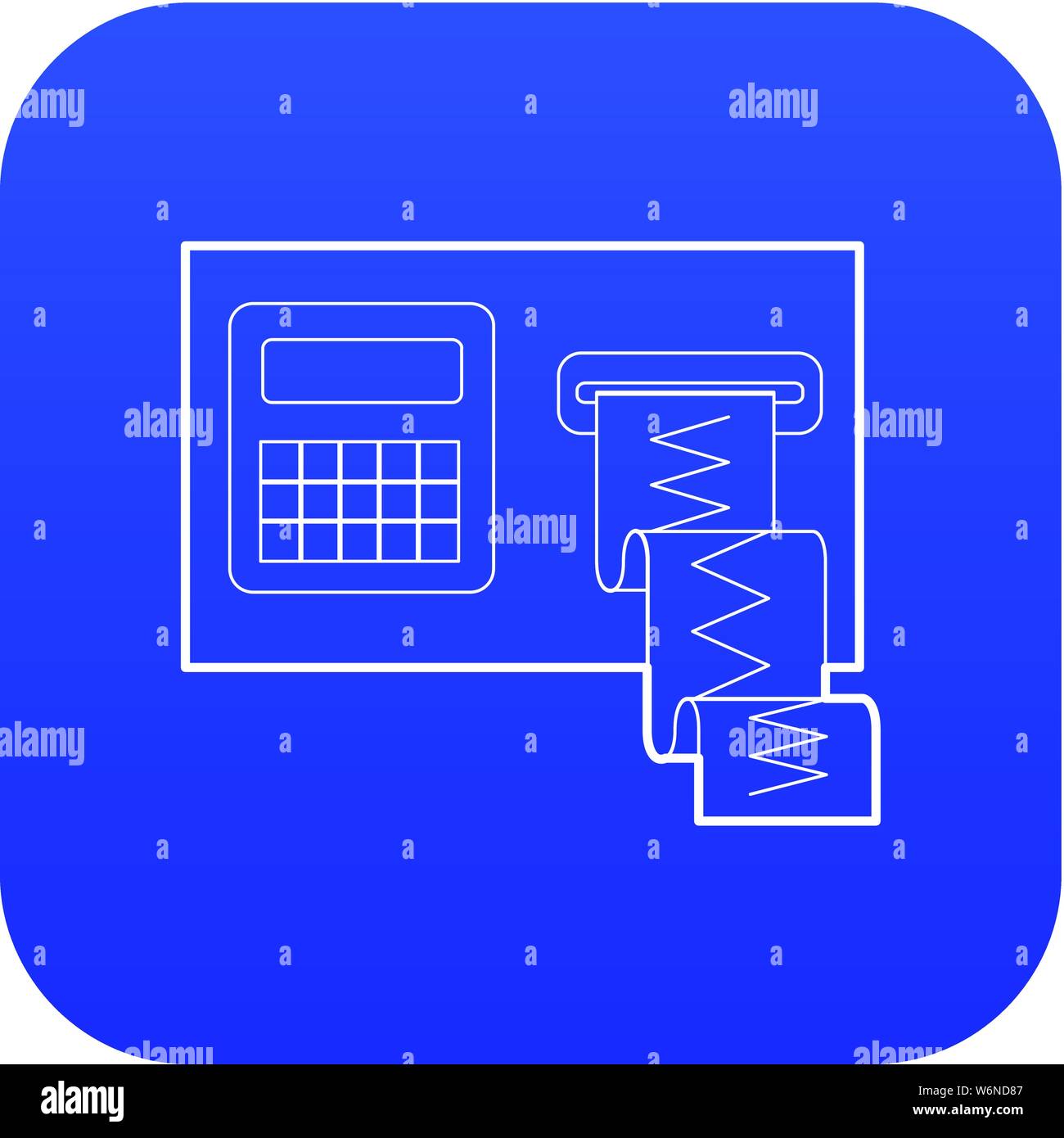 Cardiograph icon blue vector Stock Vector Image & Art - Alamy
