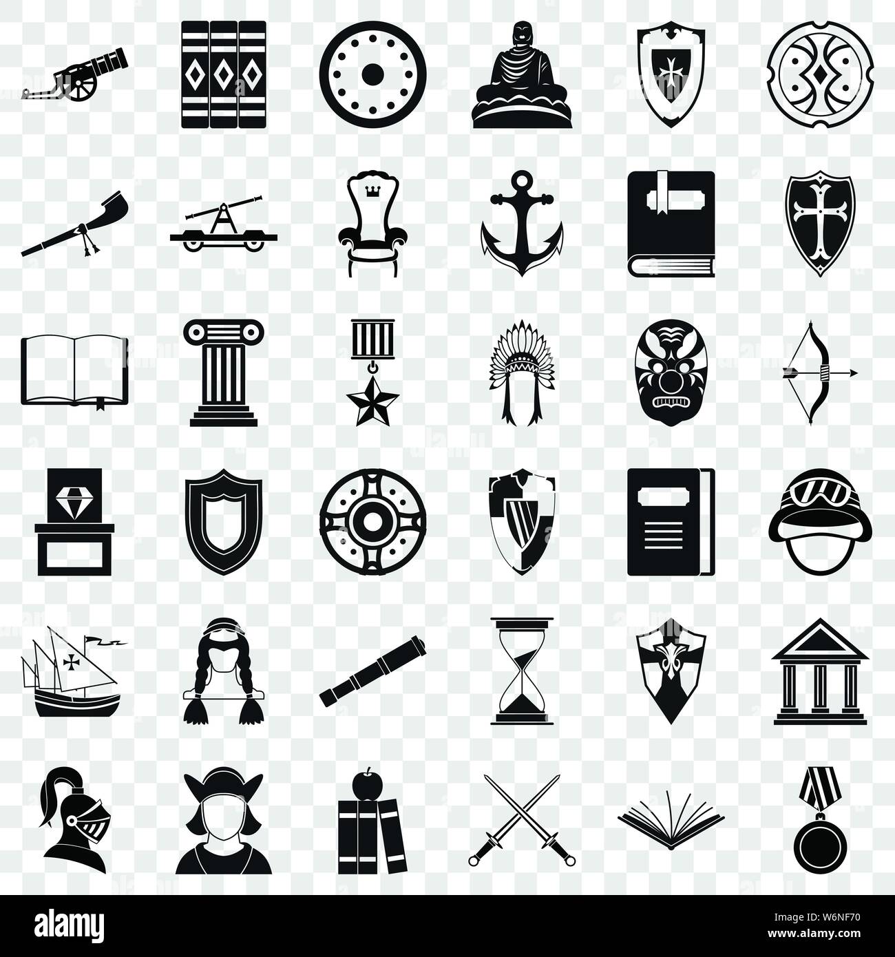 Helpdesk icons set, simple style Stock Vector Image & Art - Alamy
