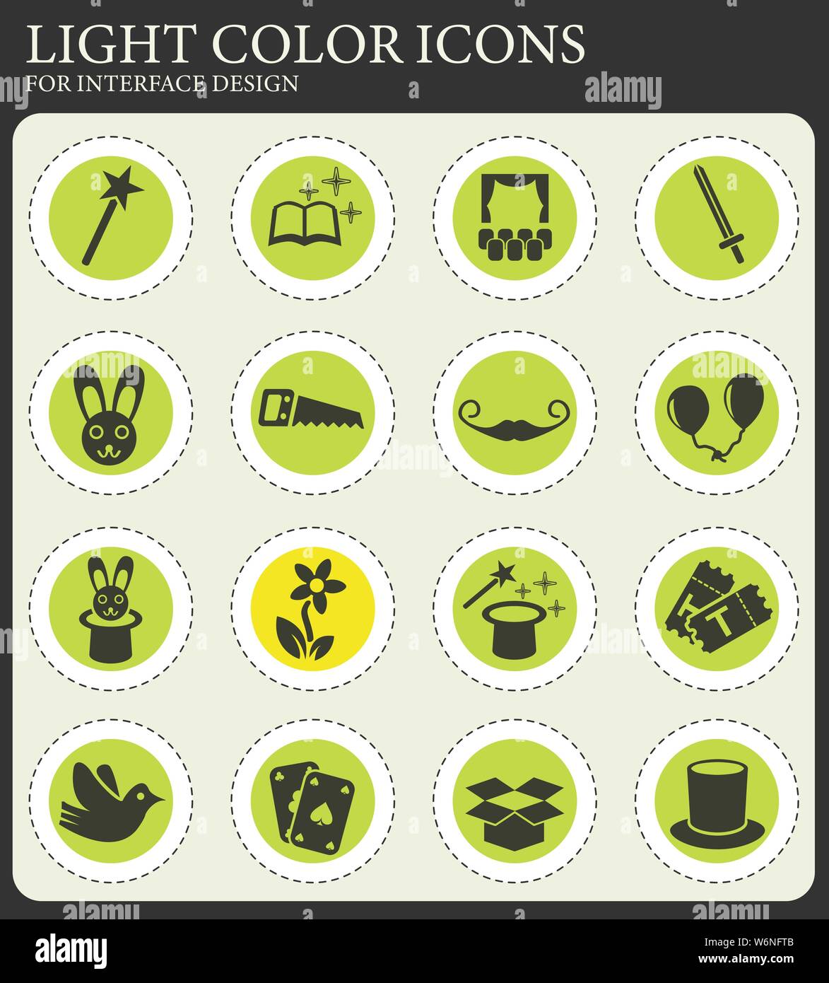 magic web icons for user interface design Stock Vector Image & Art - Alamy