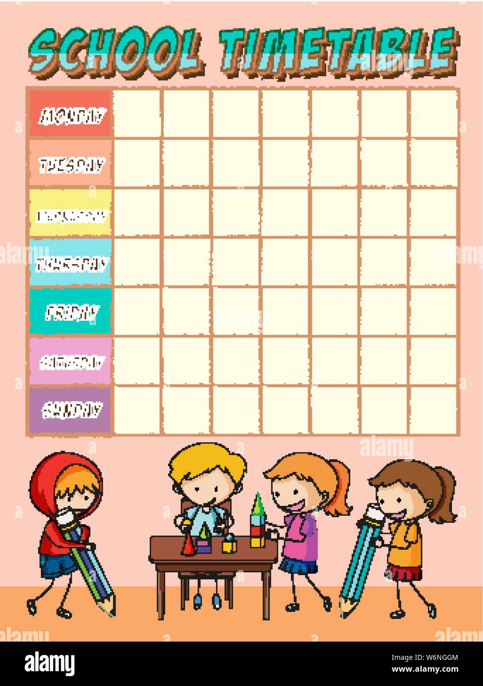 Grid boys Stock Vector Images - Alamy