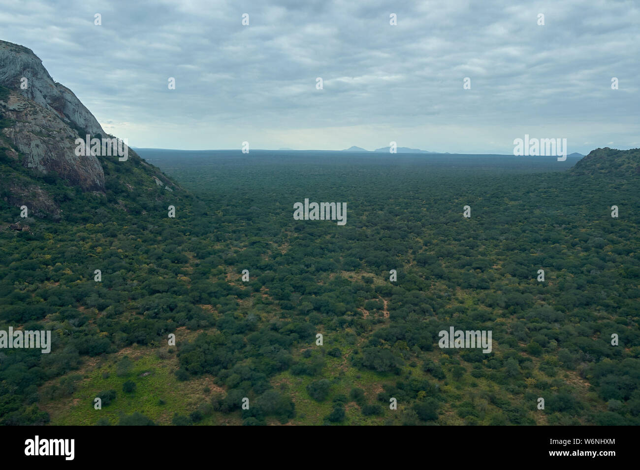 Aerial view of South Maasai steppe Stock Photo - Alamy