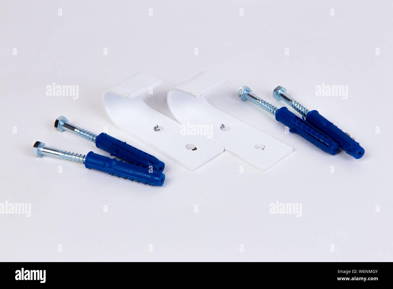 The self-tapping screw on a white background. Self-tapping screw and ...