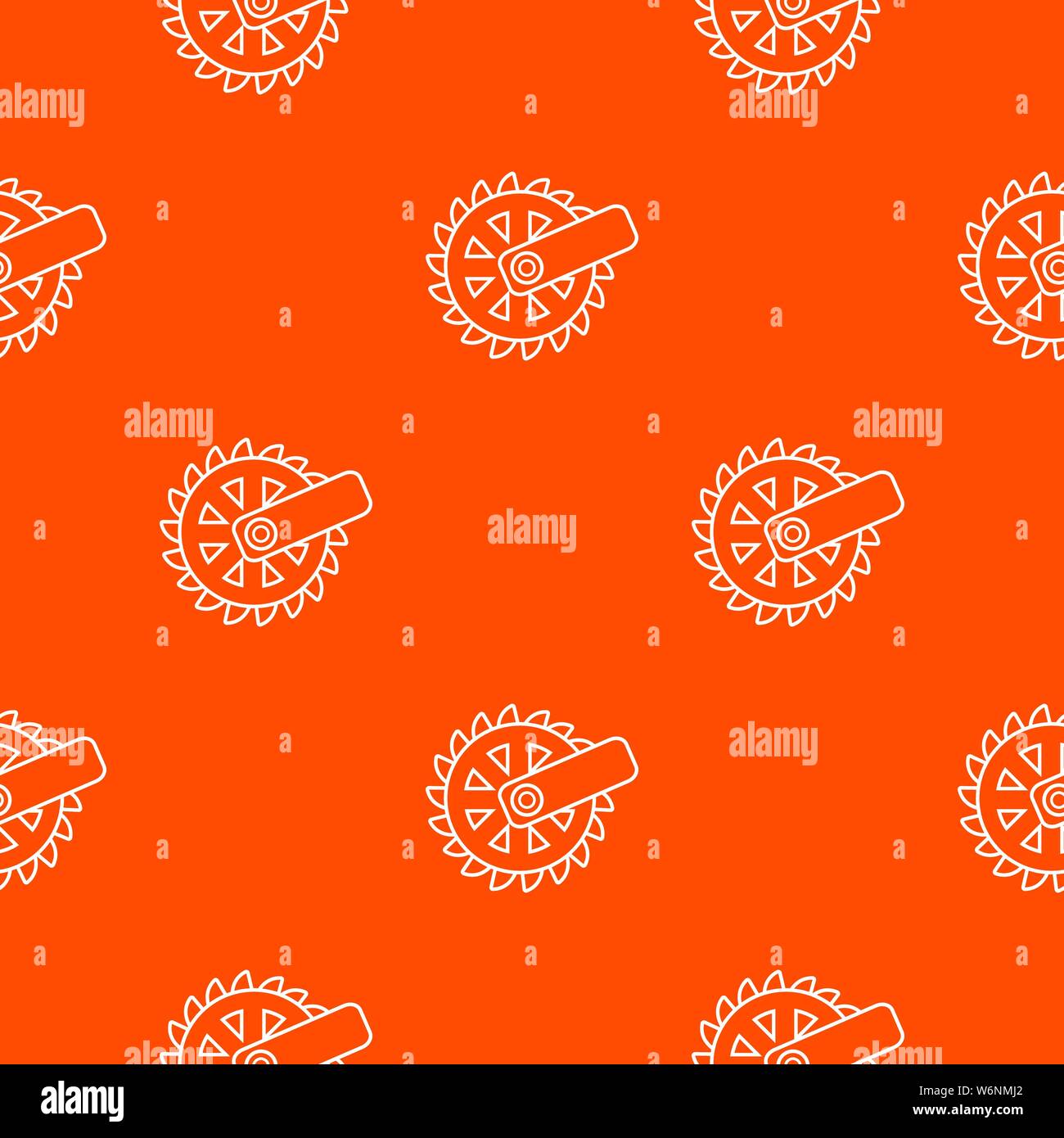 Mining cutting wheel pattern vector orange Stock Vector Image & Art - Alamy