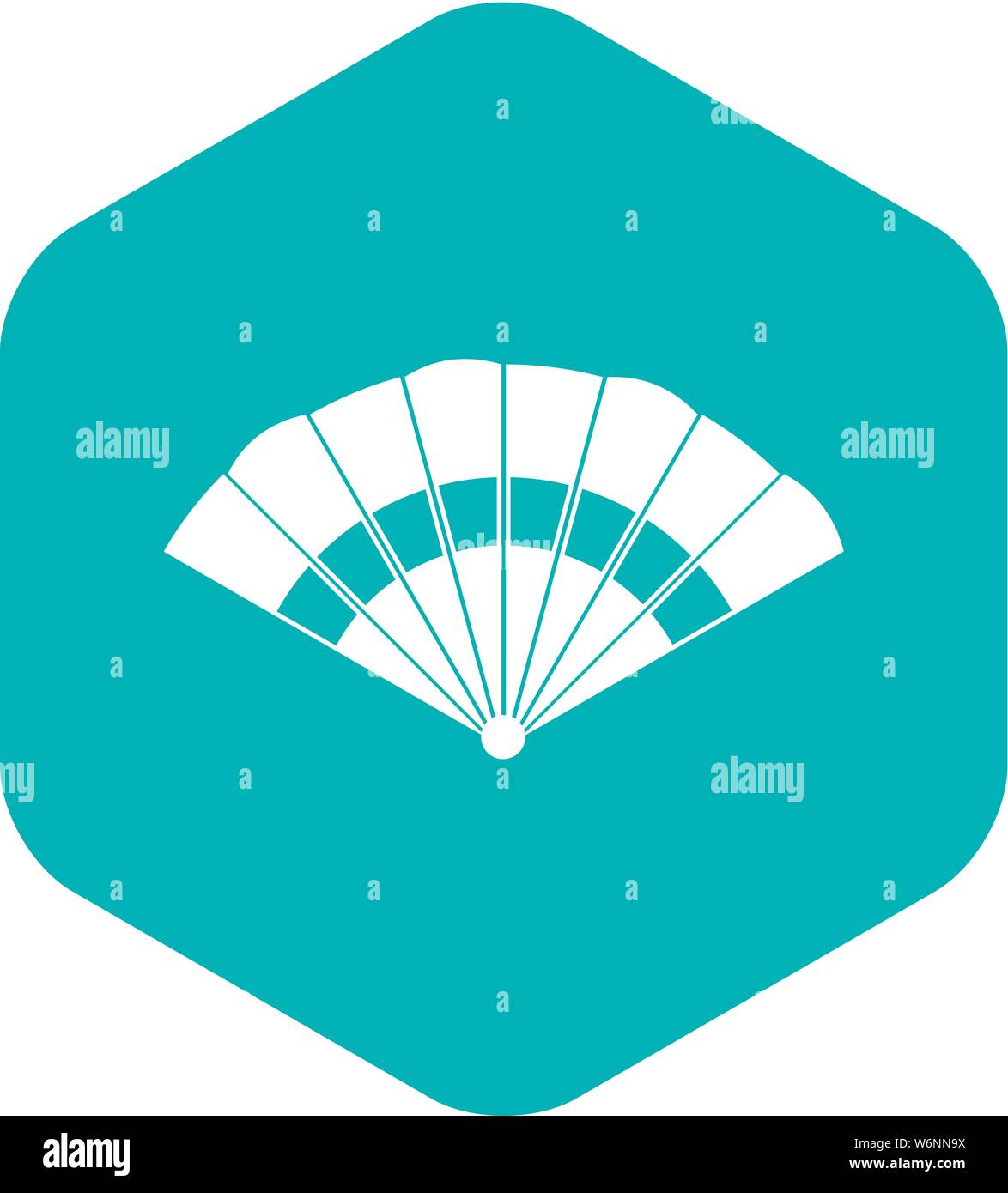 Fan icon, simple style Stock Vector Image & Art - Alamy