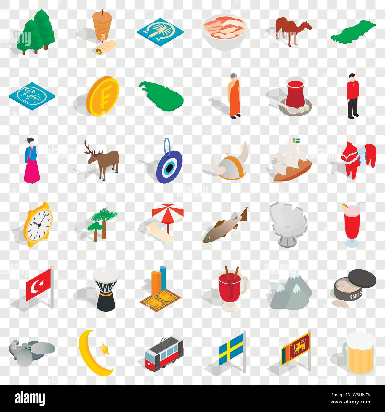 Star icons set, isometric style Stock Vector Image & Art - Alamy