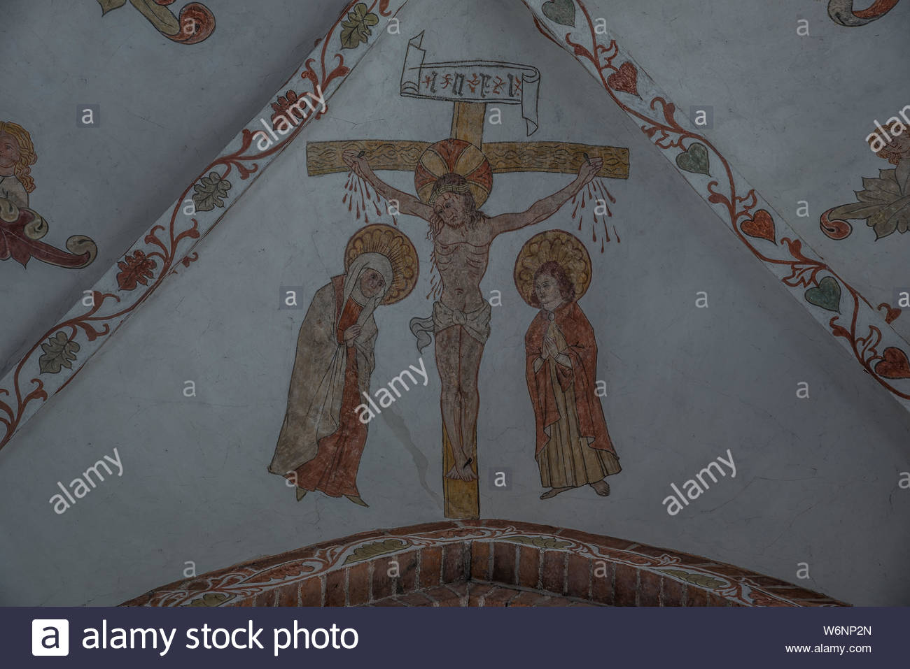 Medieval Painting Christ Crucifixion Stock Photos & Medieval Painting Christ Crucifixion Stock ...