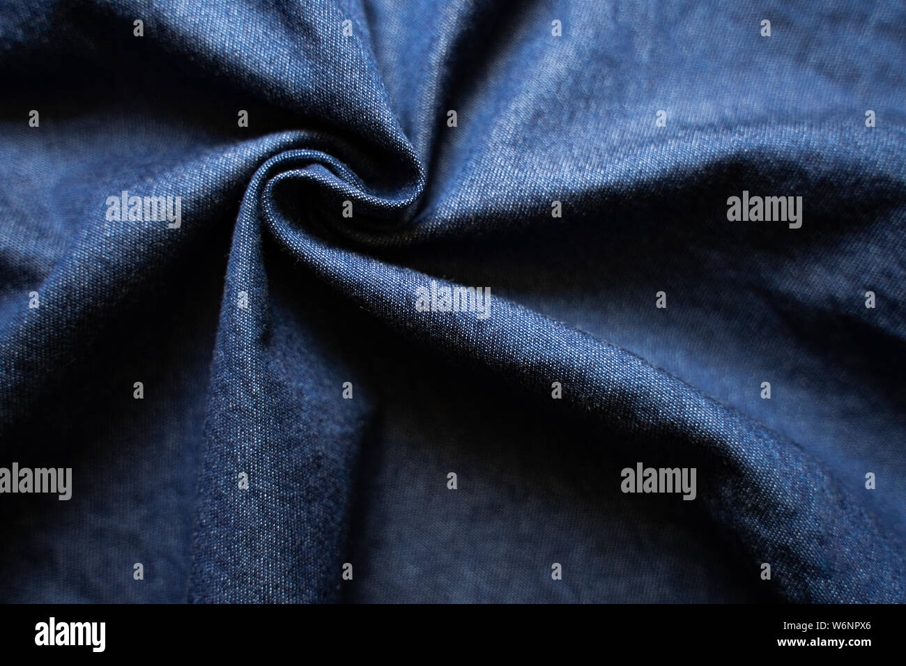 Navy blue fabric texture background top view. Crumpled Cloth Blank Background Stock Photo - Alamy