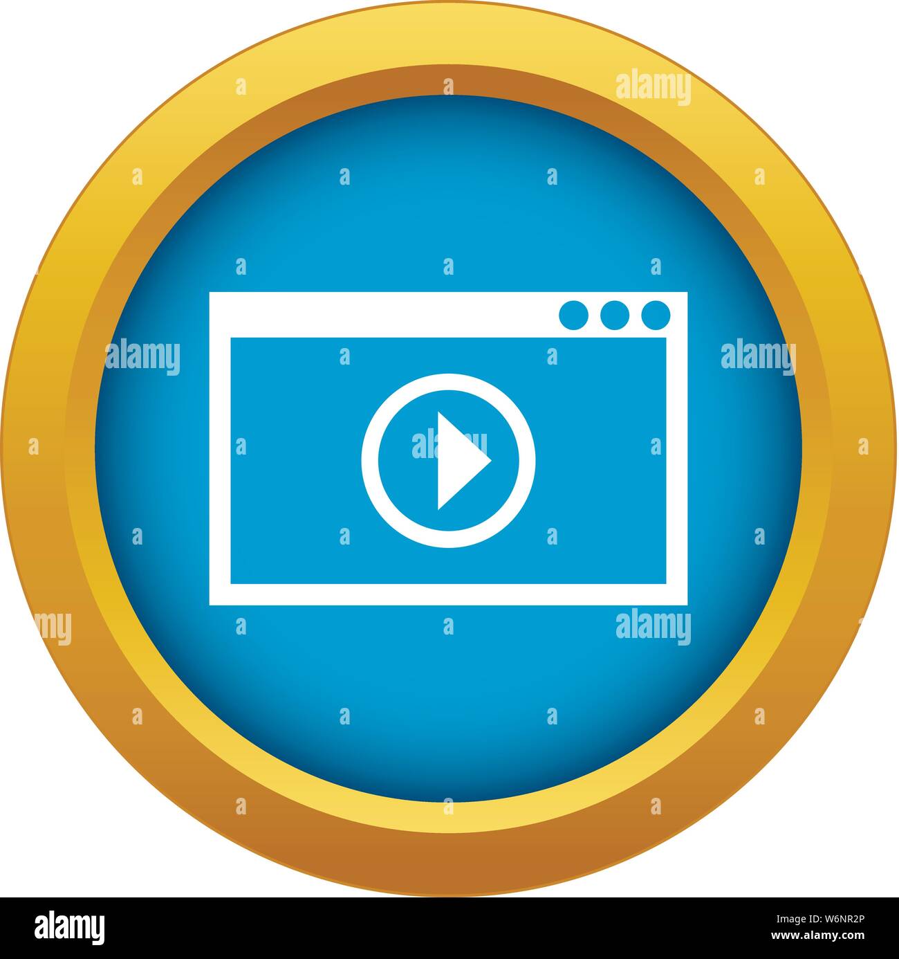 Program video playback icon Stock Vector Images - Alamy