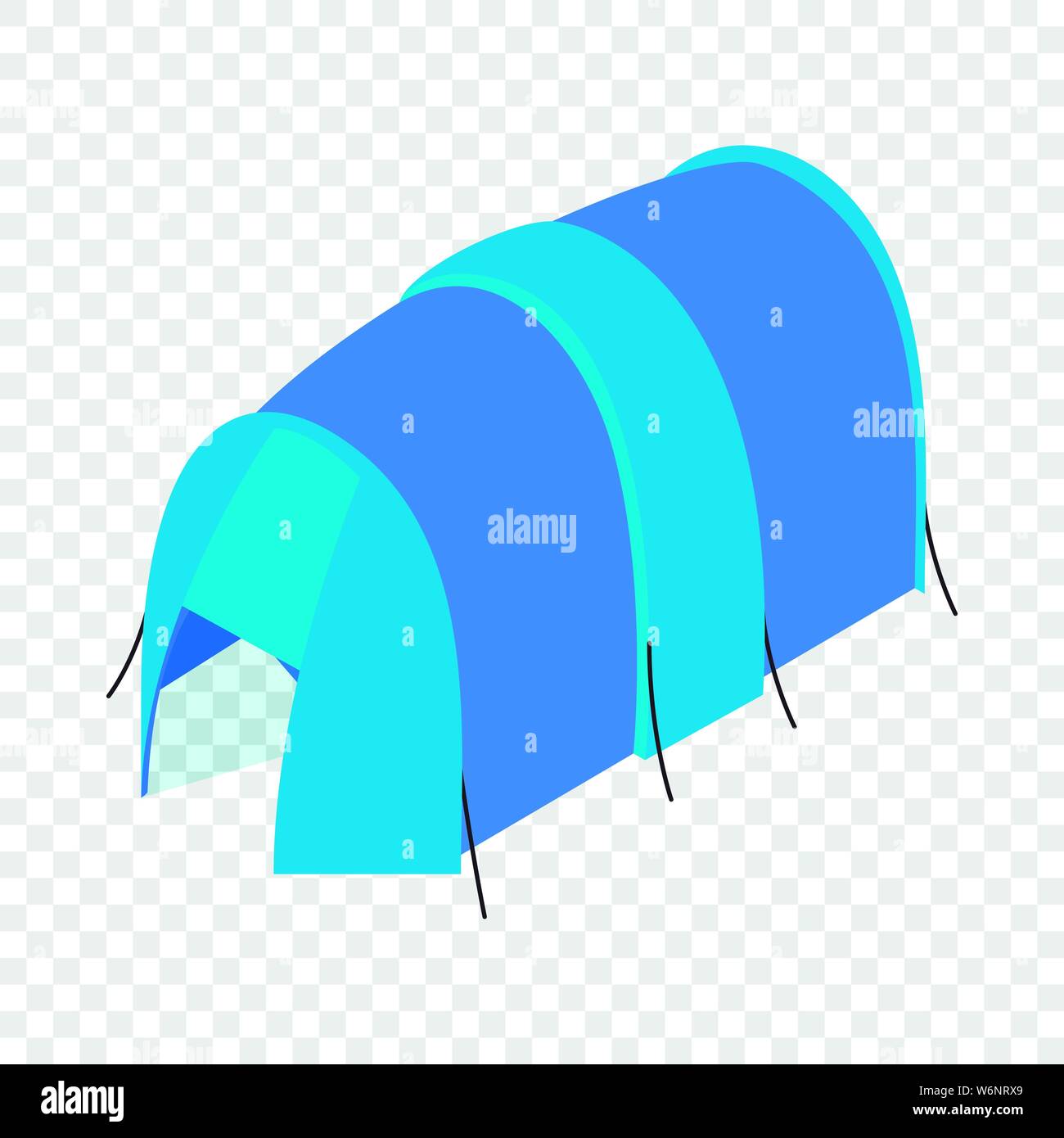 Blue tent icon, isometric 3d style Stock Vector Image & Art - Alamy