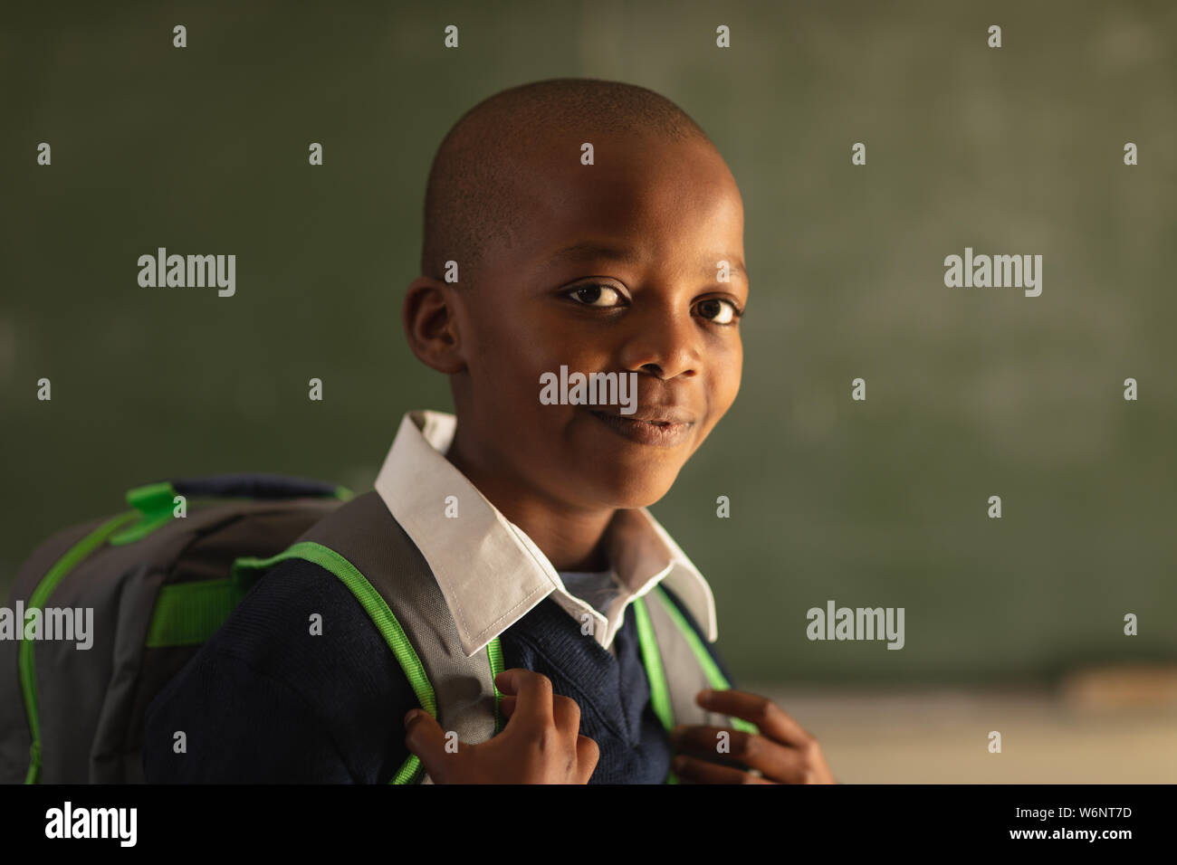 Portrait of a smiling elementary school boy Stock Photo - Alamy