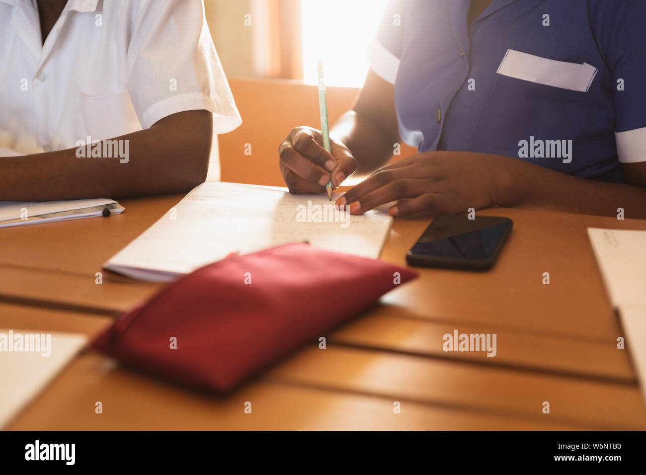Schoolchildren in a lesson at a township school Stock Photo - Alamy