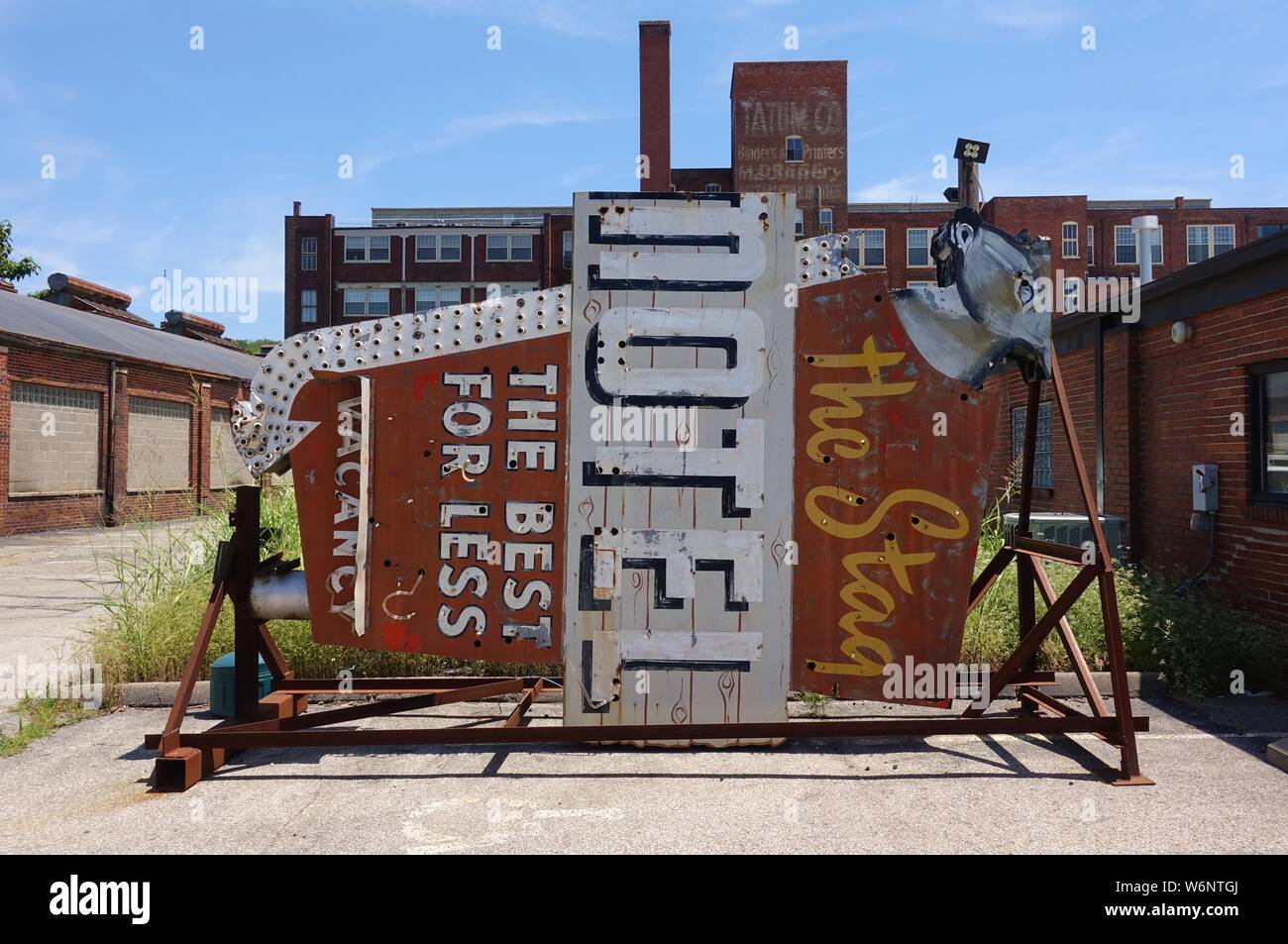 CINCINNATI, OH -13 JUL 2019- View of the American Sign Museum, a ...
