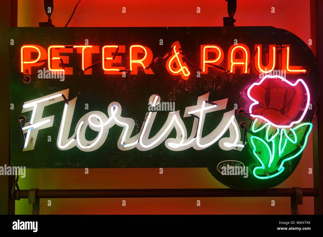 CINCINNATI, OH -13 JUL 2019- View of the American Sign Museum, a ...