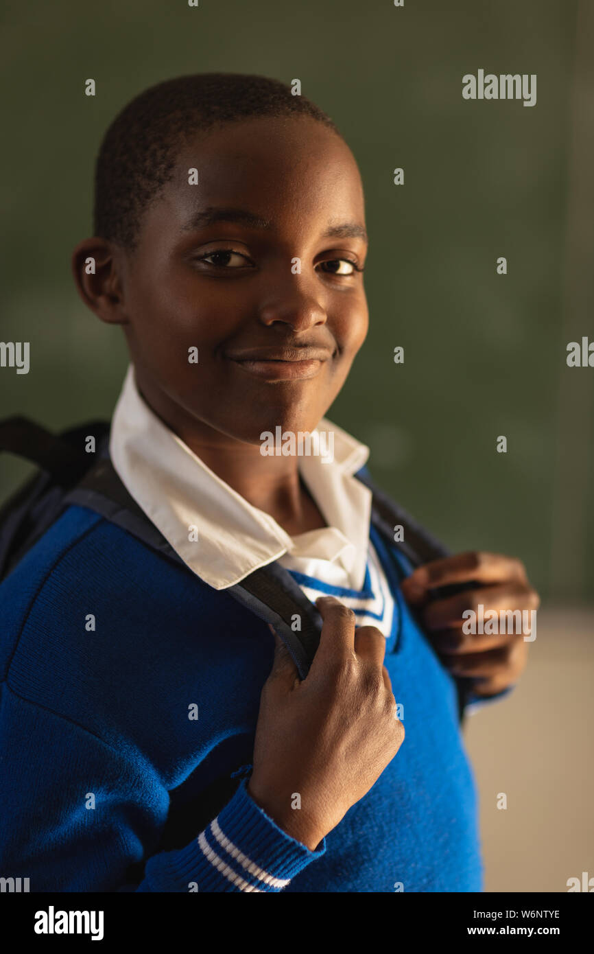 Portrait of a smiling elementary school boy Stock Photo - Alamy