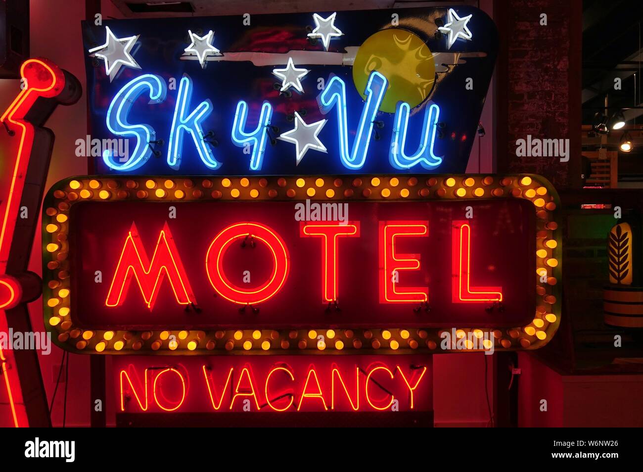 CINCINNATI, OH -13 JUL 2019- View of the American Sign Museum, a ...