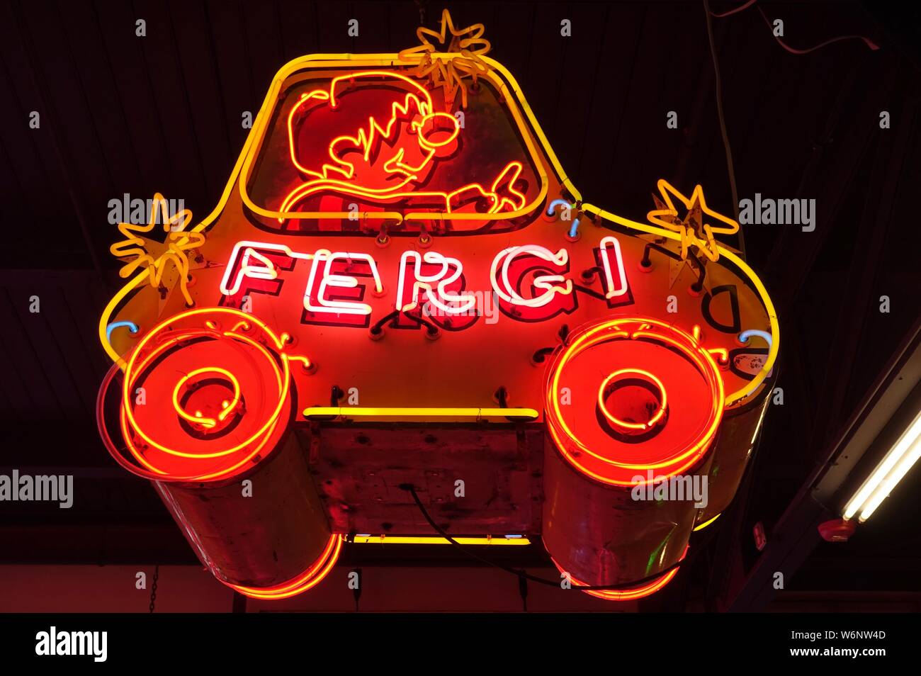 CINCINNATI, OH -13 JUL 2019- View of the American Sign Museum, a ...