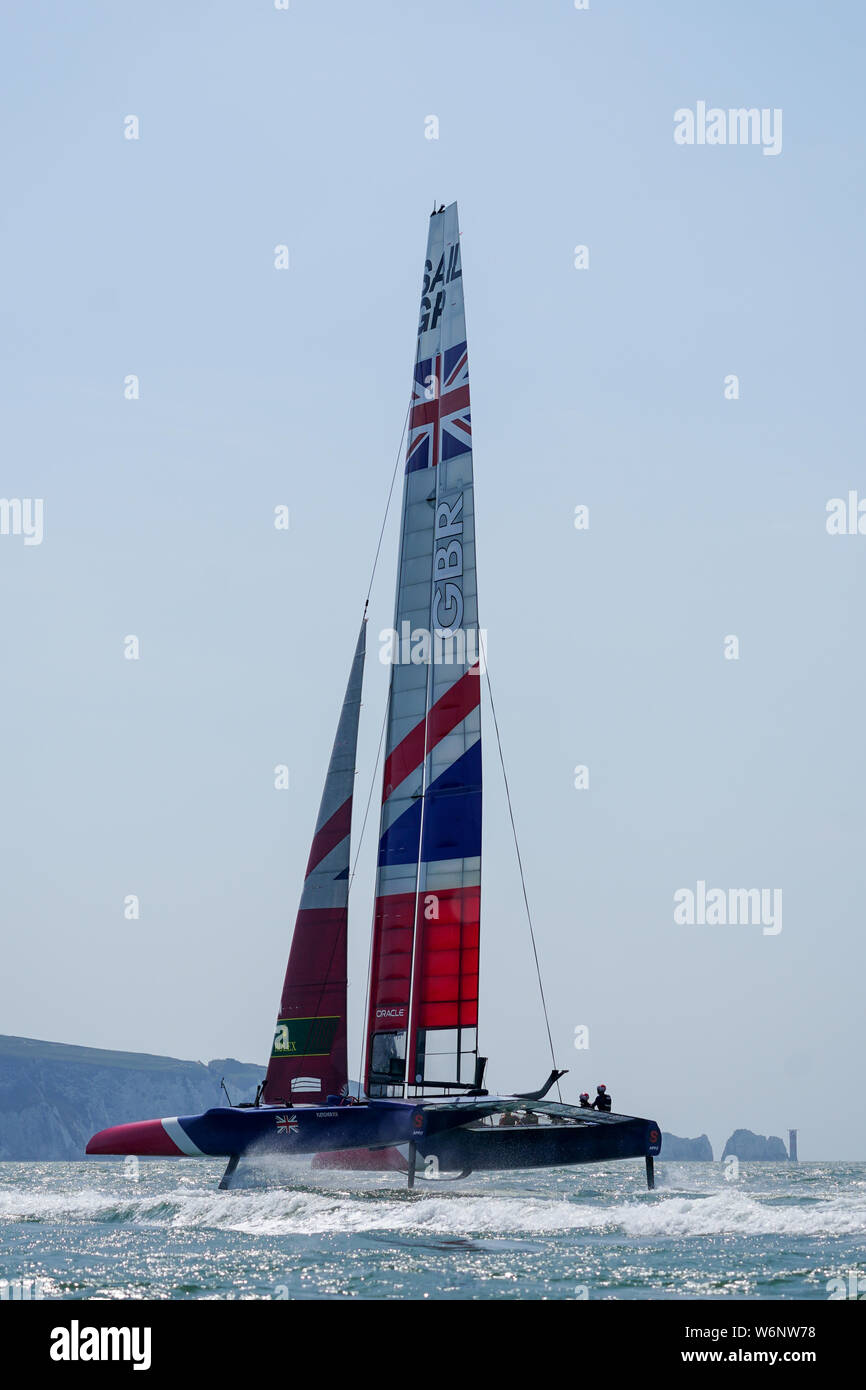 Great Britain SailGP Team helmed by Dylan Fletcher launch their F50 ...