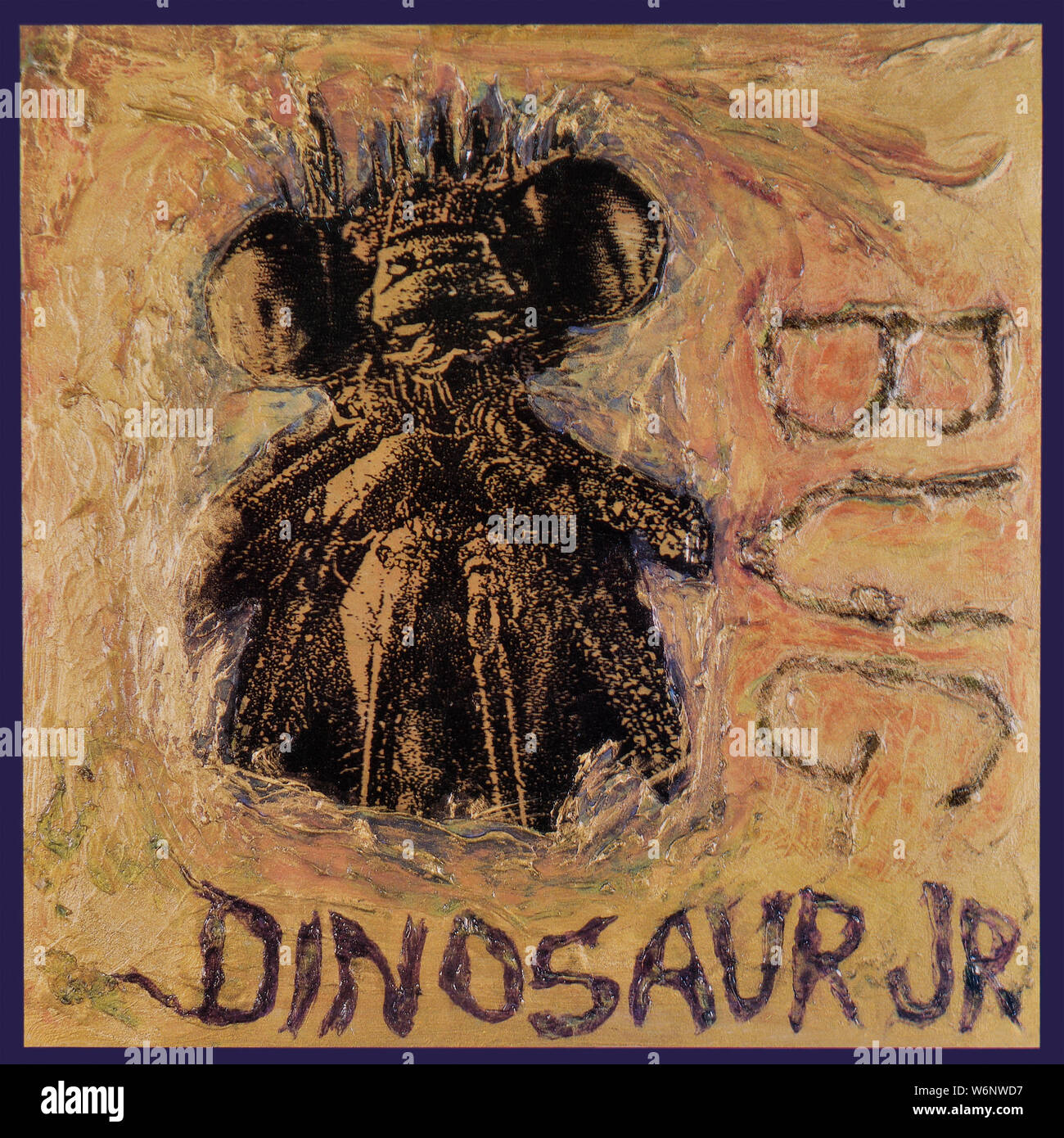 Dinosaur Jr. - original vinyl album cover - Bug - 1988 Stock Photo - Alamy