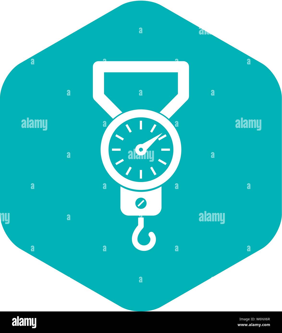 Spring scale icon, simple style Stock Vector Image & Art - Alamy