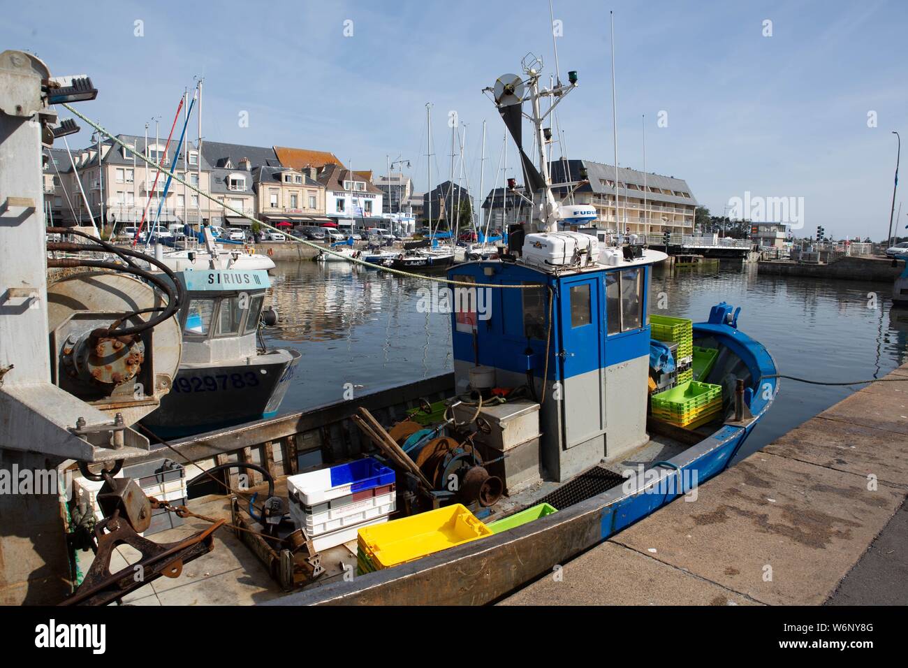 Calvados, Côte de Nacre, Courseulles sur mer Stock Photo - Alamy