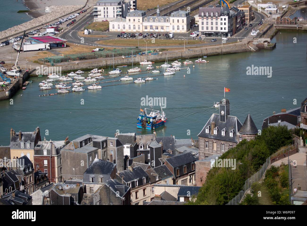 Seine Maritime, land of the sea bresle, the treport Stock Photo - Alamy
