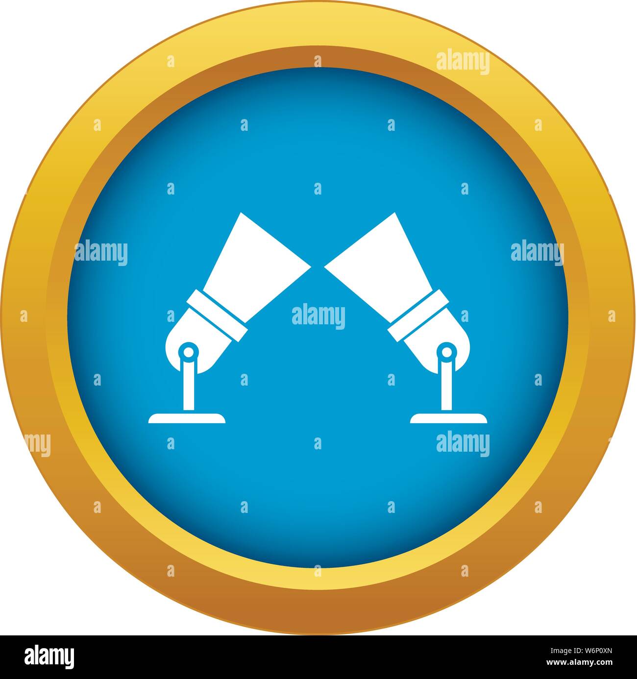 Floodlights icon blue vector isolated Stock Vector Image & Art - Alamy