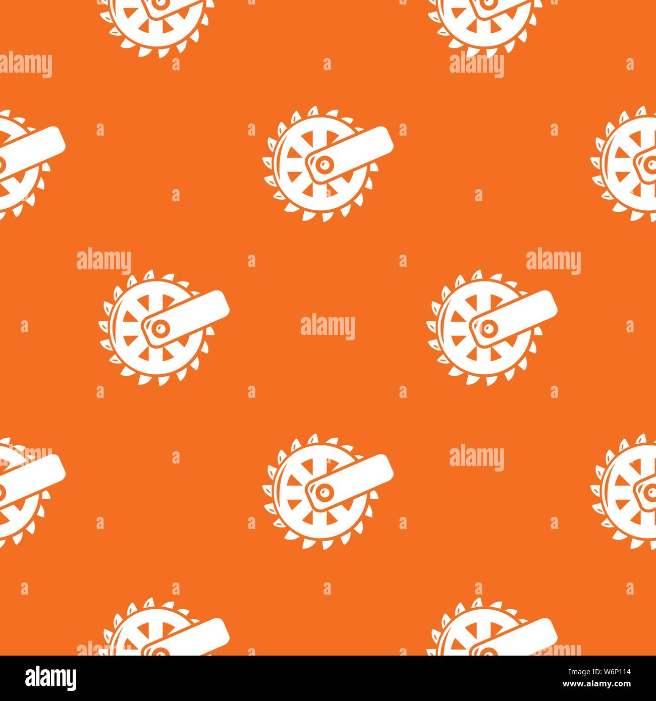 Mining cutting wheel pattern vector orange Stock Vector Image & Art - Alamy