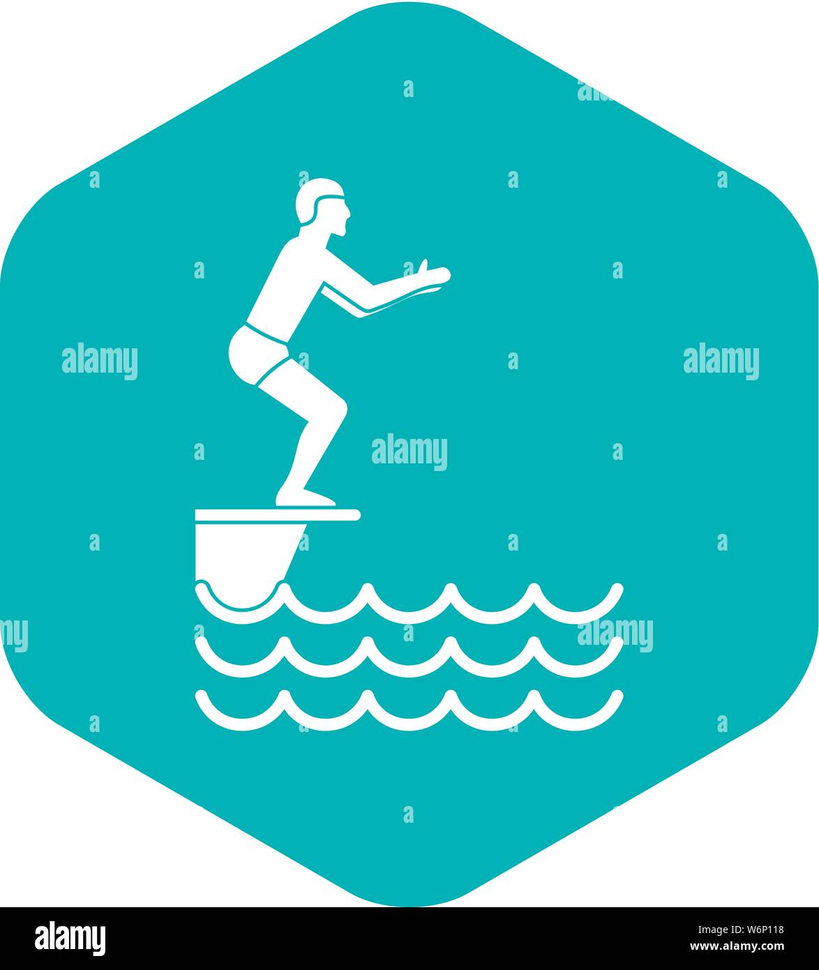 Springboard diving Cut Out Stock Images & Pictures - Alamy