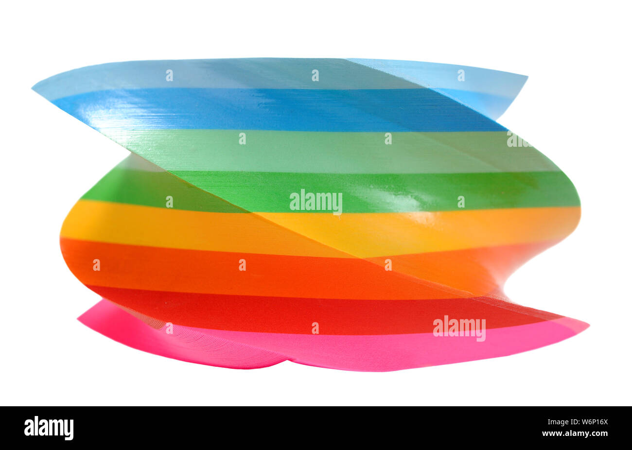 a pile of colorful note paper isolated on white Stock Photo - Alamy