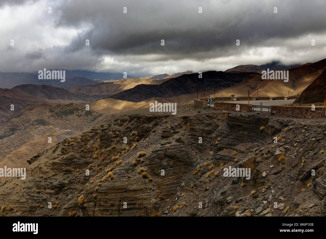 Scenic view in Atlas mountains in Morocco Stock Photo - Alamy