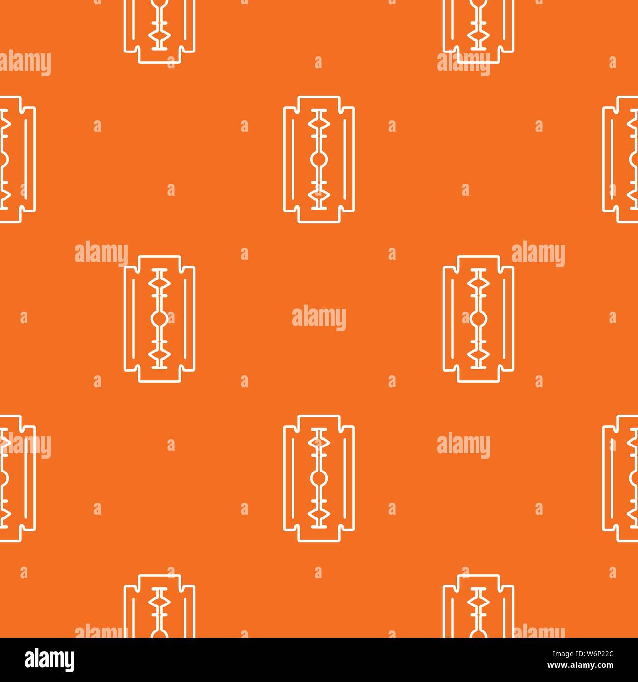 Razor blade pattern vector orange Stock Vector Image & Art - Alamy