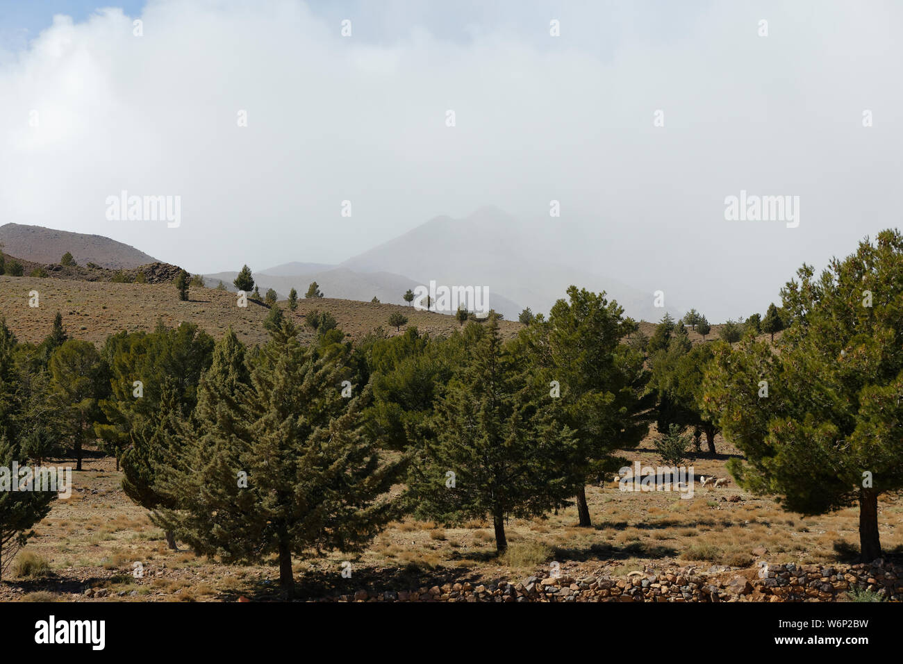 Scenic view in Atlas mountains in Morocco Stock Photo - Alamy