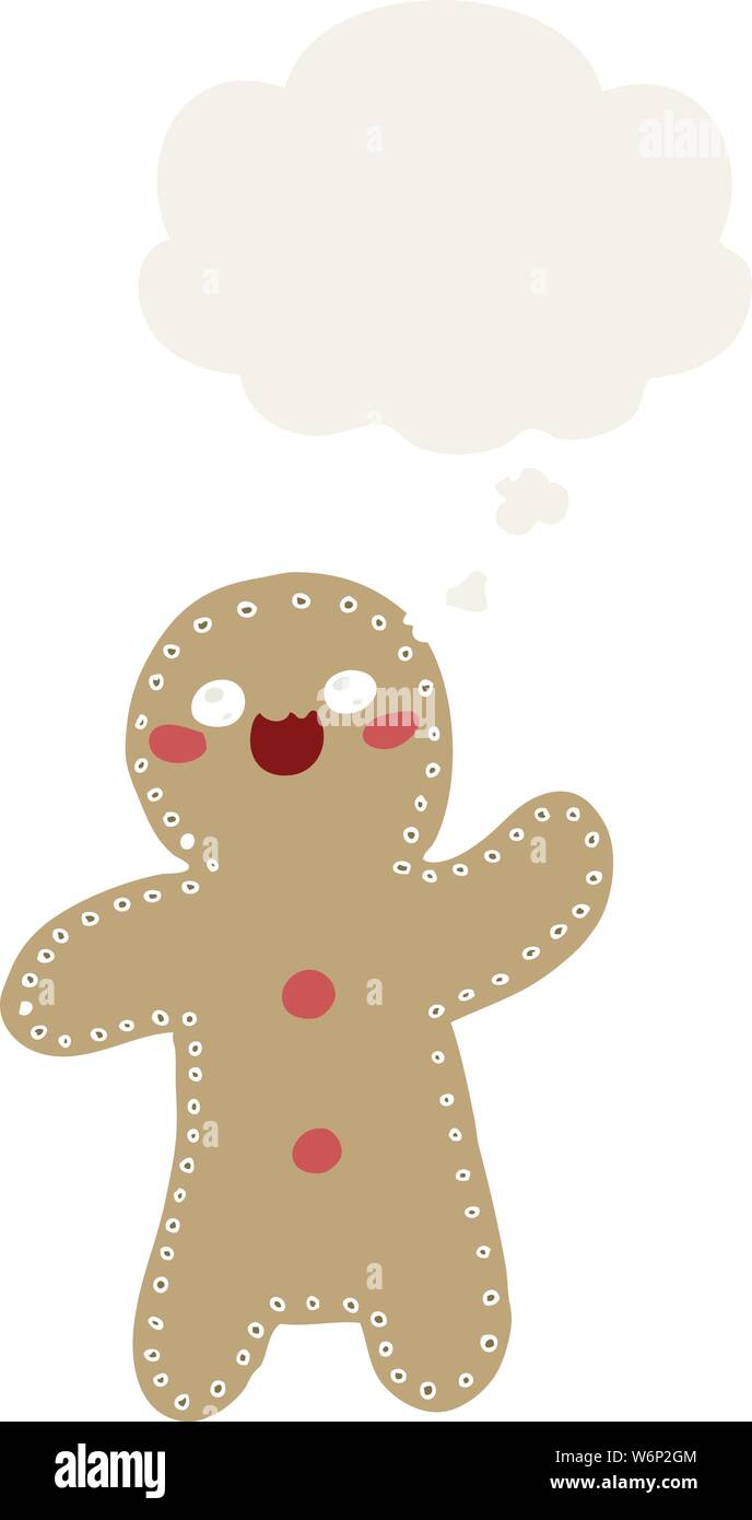 Gingerbread man and waving Stock Vector Images - Alamy