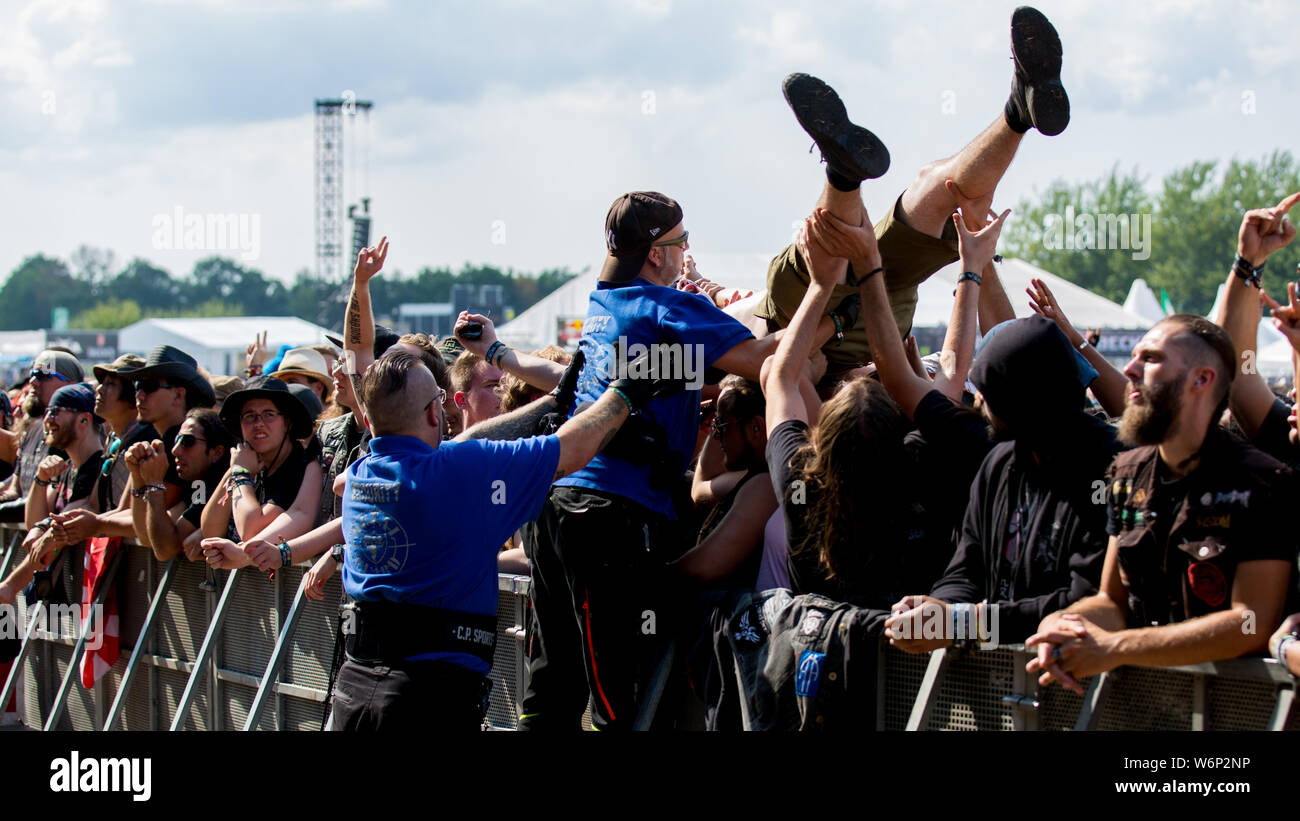 Wacken, Deutschland. 01st Aug, 2019. Wacken, Germany 01.08. - 03.08. ...
