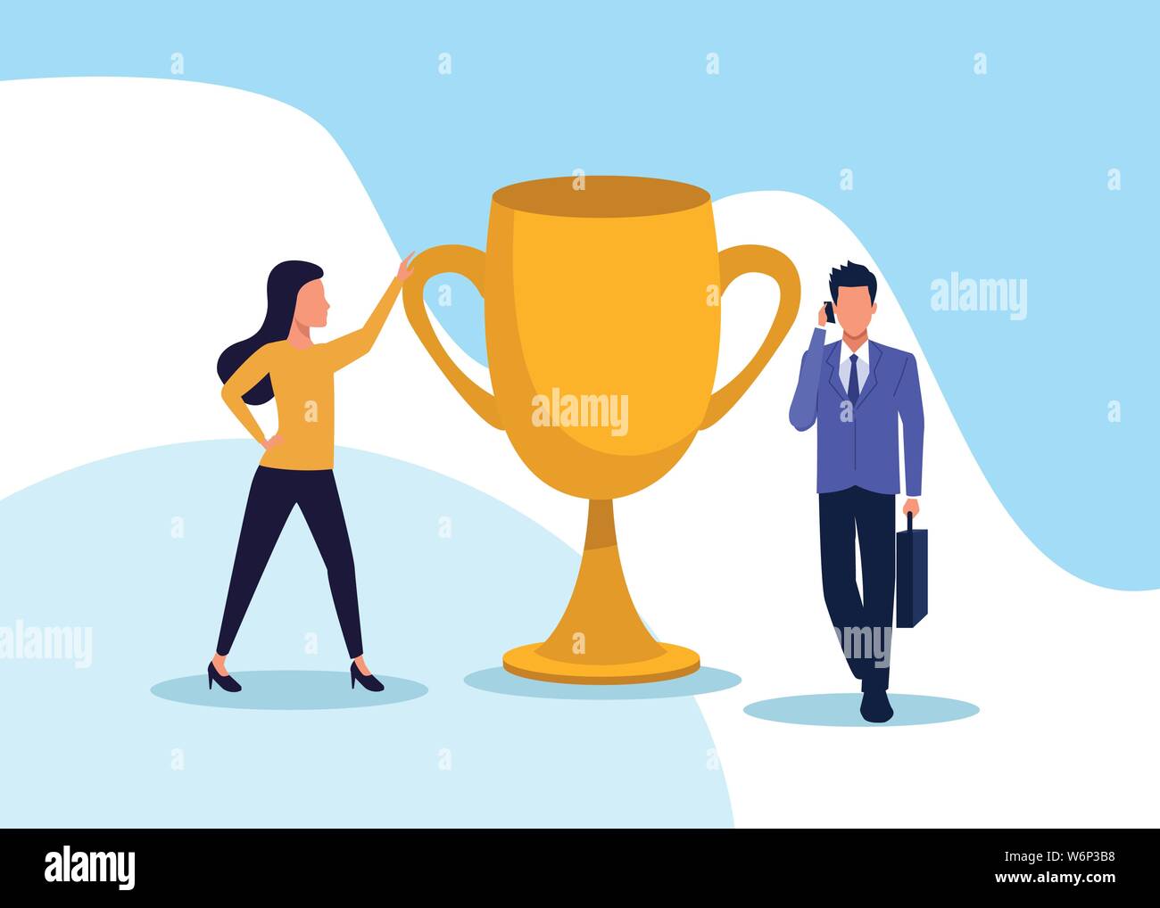 business professional executive work cartoon Stock Vector Image & Art ...