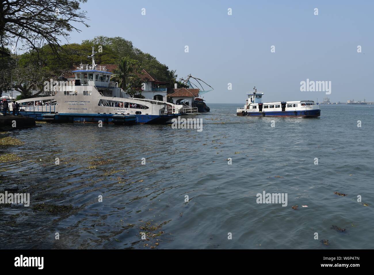 Fort Kochi Ferry Terminal, India Stock Photo - Alamy