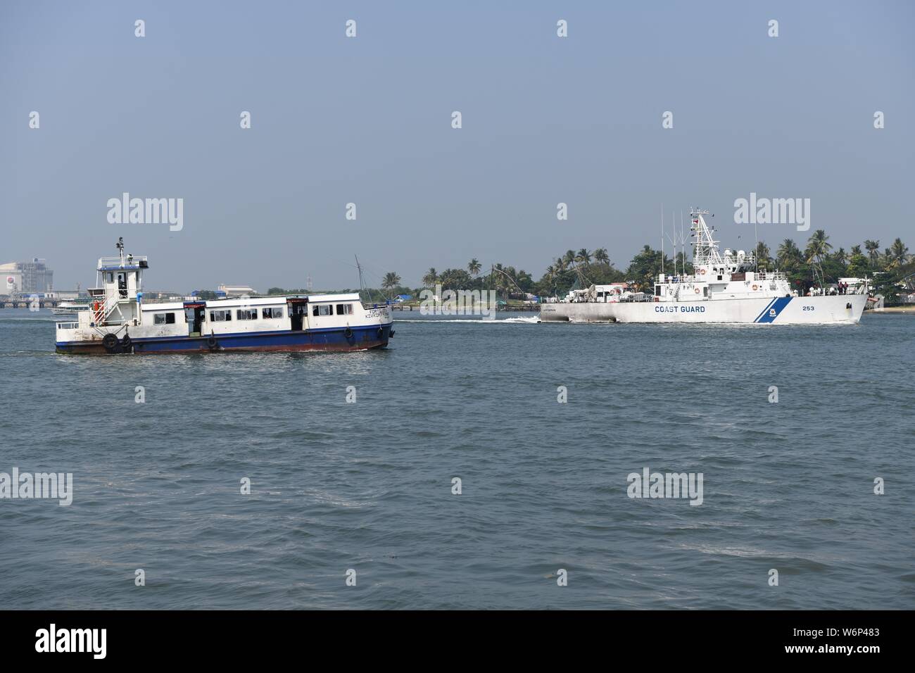The Indian coast guard Aadesh class patrol boat (Aryaman, pennant ...