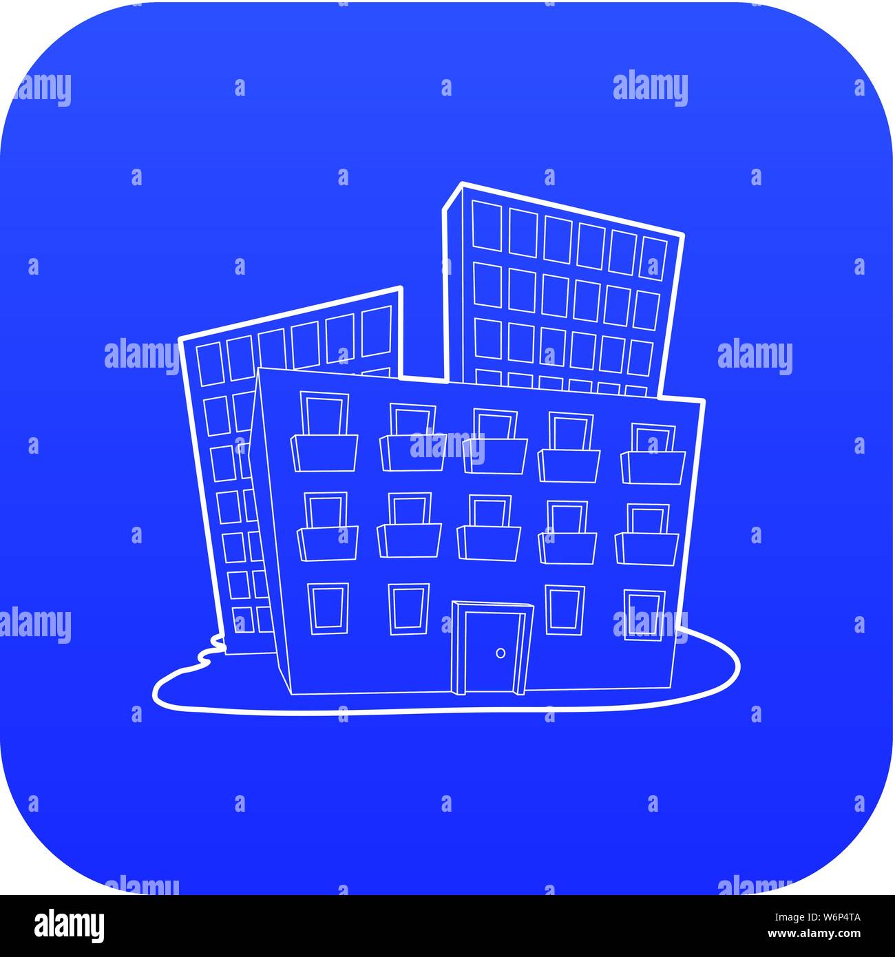 Administrative office building Stock Vector Images - Alamy