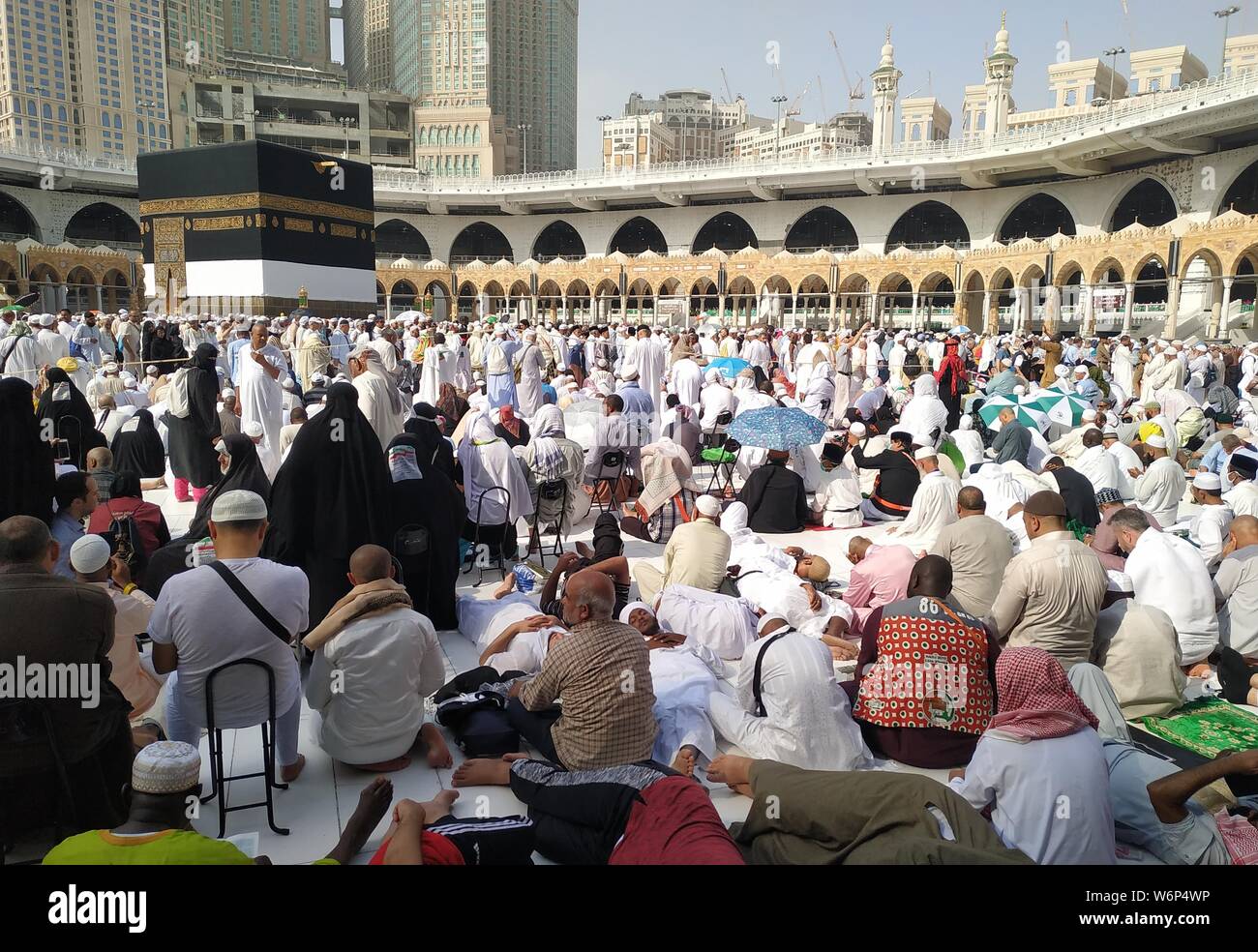 Mecca, Mecca, Saudi Arabia. 2nd Aug, 2019. Muslim Pilgrims gather ...