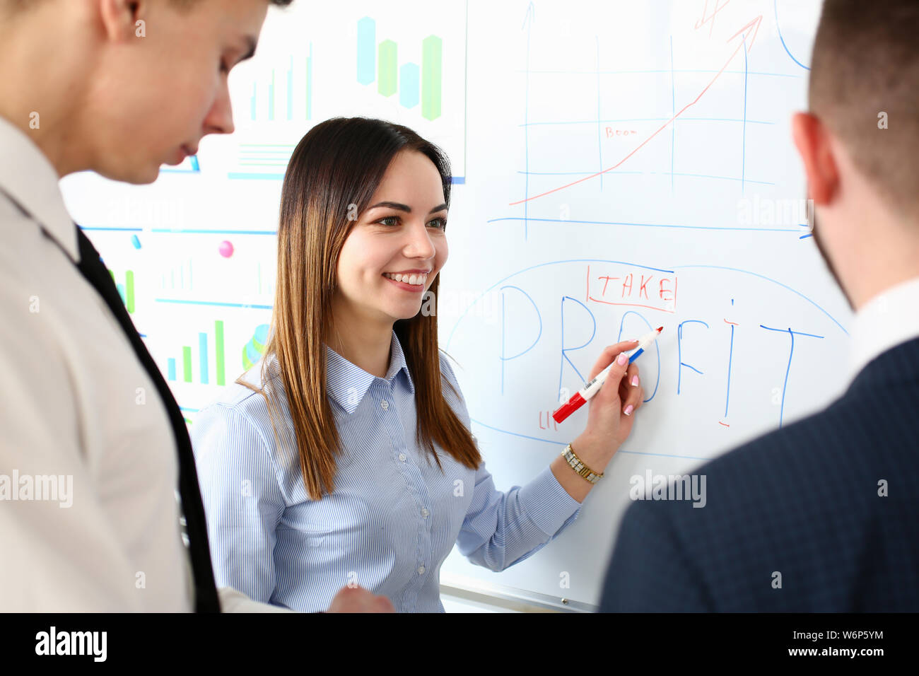 Smart lady in office Stock Photo - Alamy